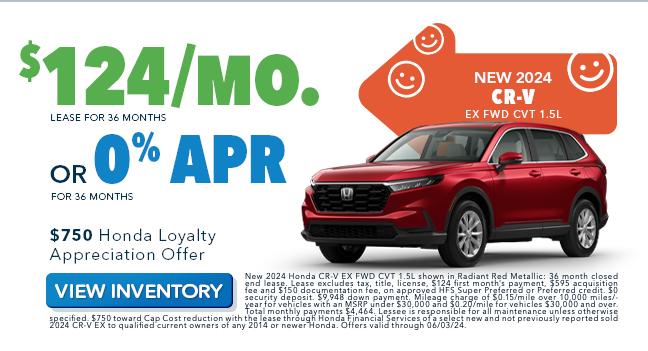 New Car Specials - Easy Honda