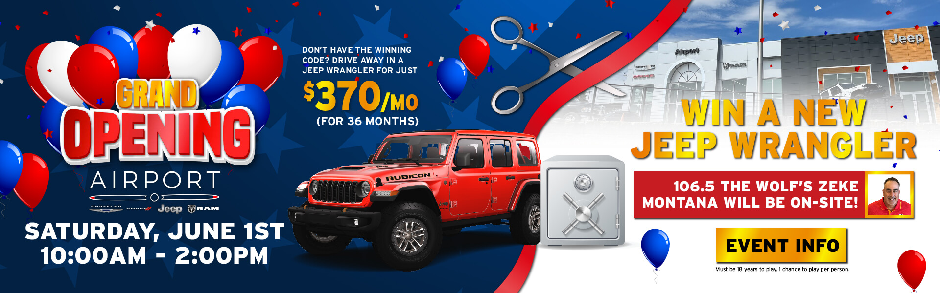 Grand Opening at Airport Chrysler Dodge Jeep Ram