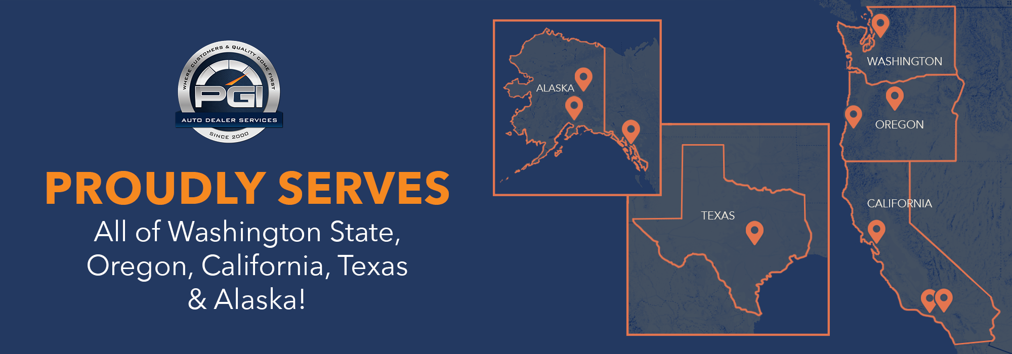 Areas Served - PGI Auto