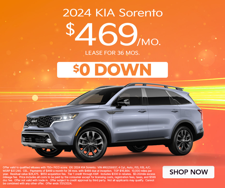 New 2023 and 2024 KIA Specials at Unbeatable Prices
