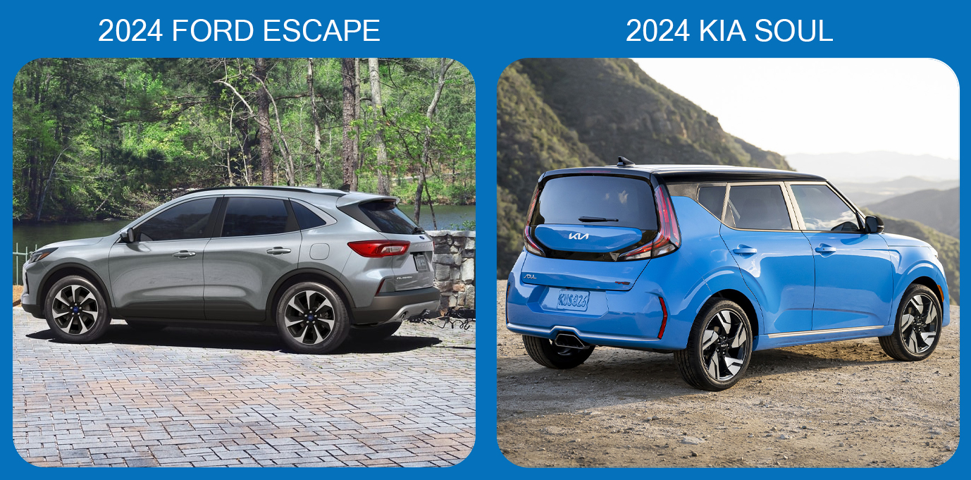 Why Chicago Drivers Prefer the 2024 Ford Escape Over the 2024 Kia Soul ...