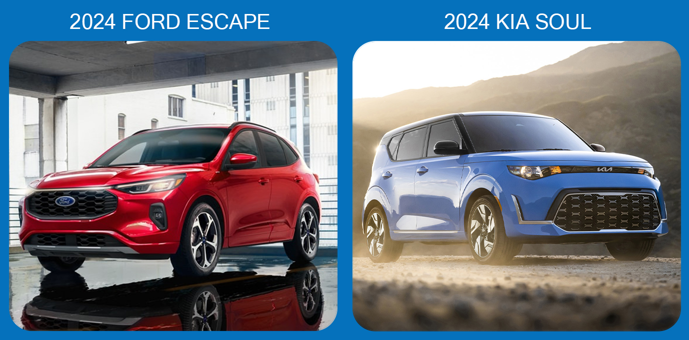 Why Chicago Drivers Prefer the 2024 Ford Escape Over the 2024 Kia Soul ...
