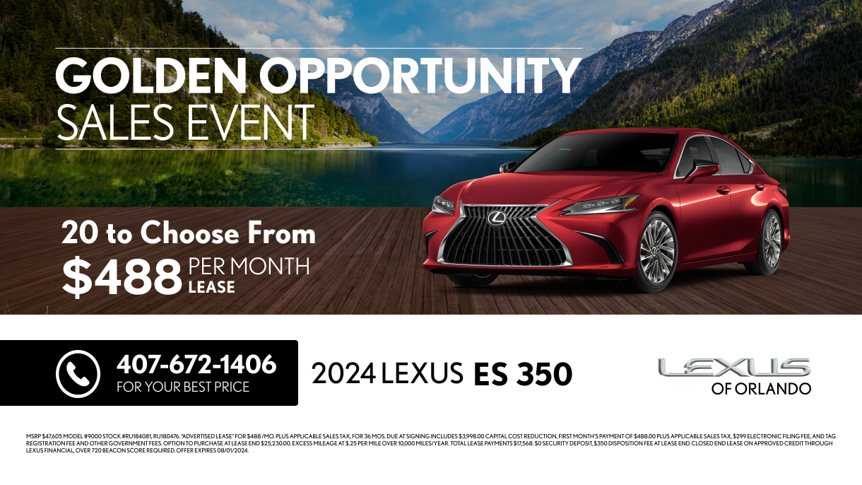 New Vehicle Specials - Lexus of Orlando