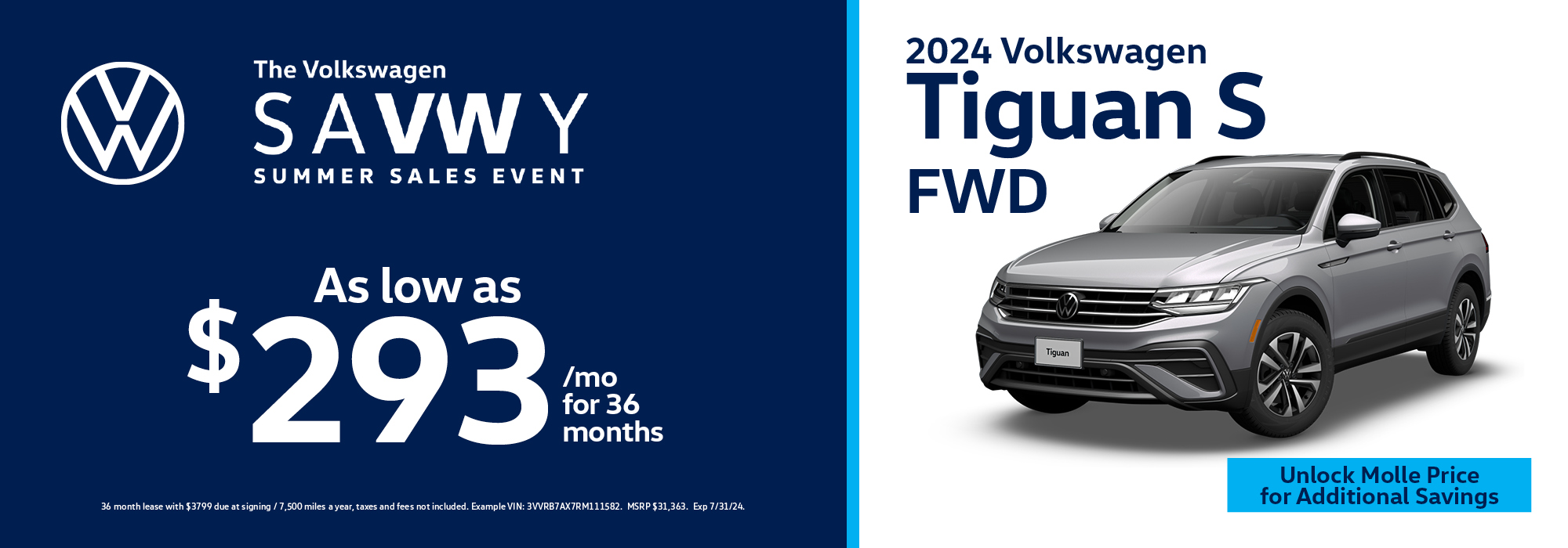 Volkswagen Lease, Finance, & MSRP Deals | Molle Volkswagen