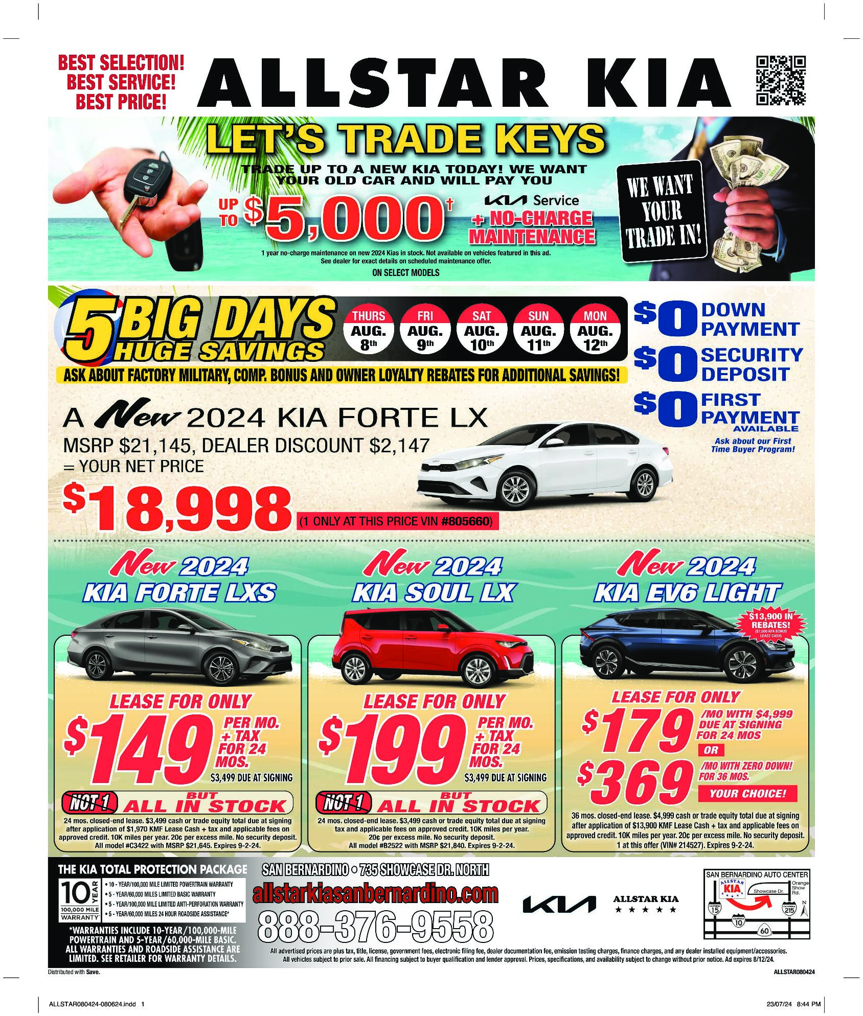 Current Ads | AllStar Kia San Bernardino | Moreno Valley, CA
