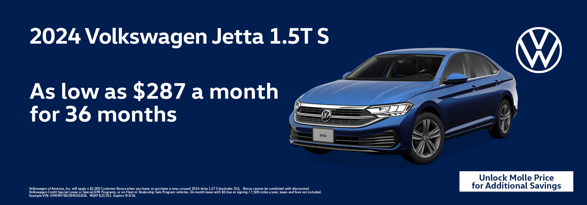Volkswagen Lease, Finance, & MSRP Deals | Molle Volkswagen