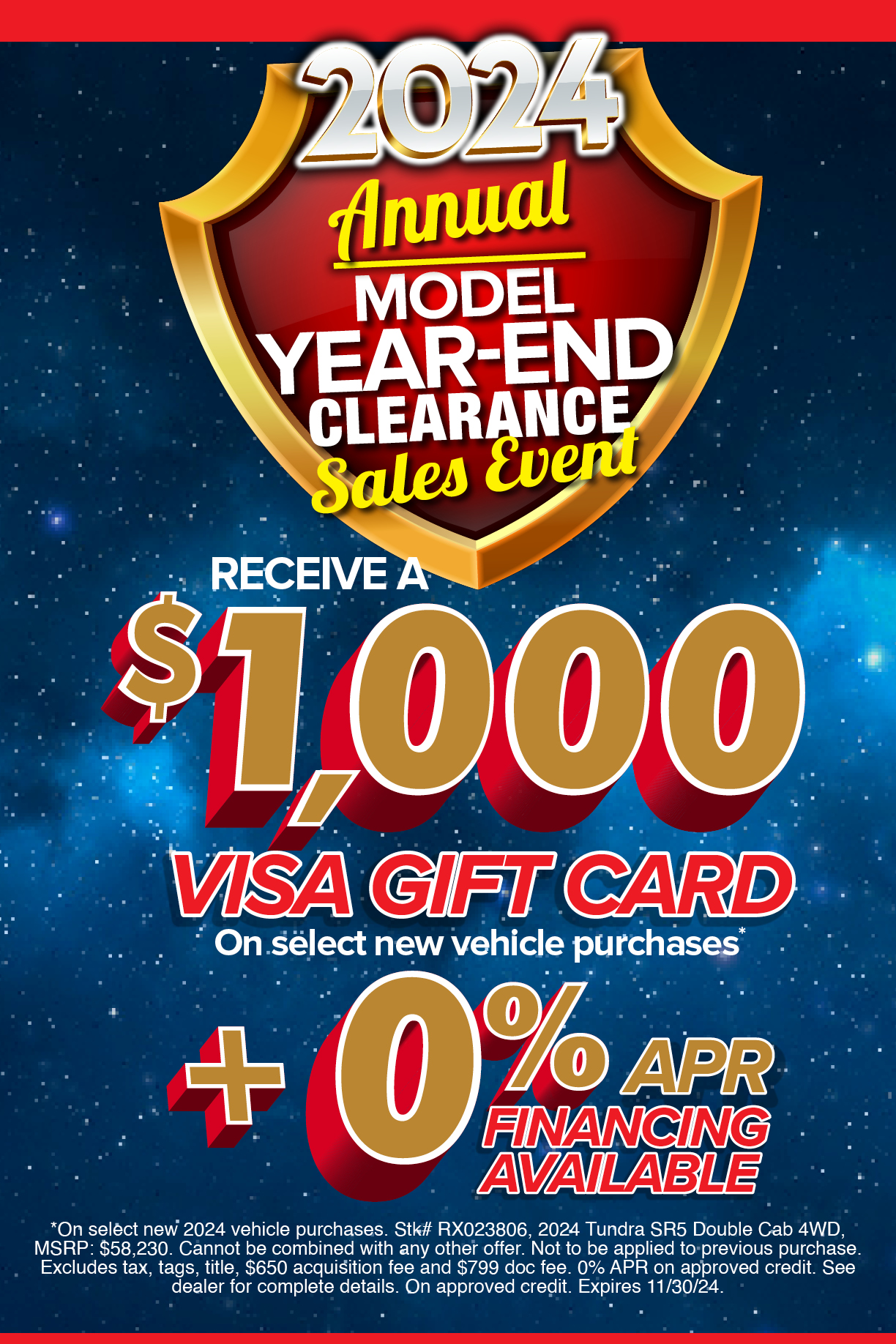 End Of Year Toyota Clearance 2023 Model Closeout Sale | Toyota Lineup