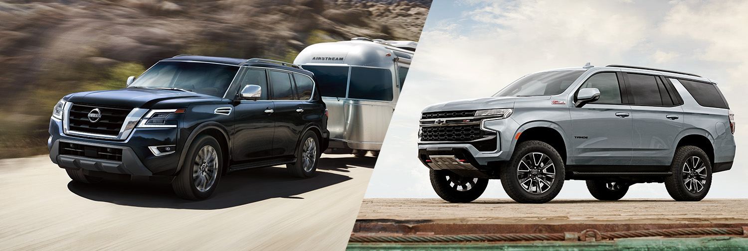 2024 Nissan Armada and 2024 Chevrolet Tahoe Comparison