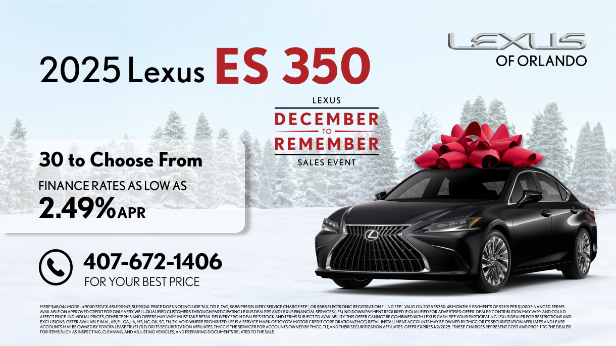 New Vehicle Specials - Lexus of Orlando