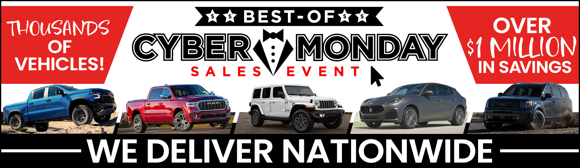 The Best of Cyber Monday Sales Event - Jim Butler Auto Group