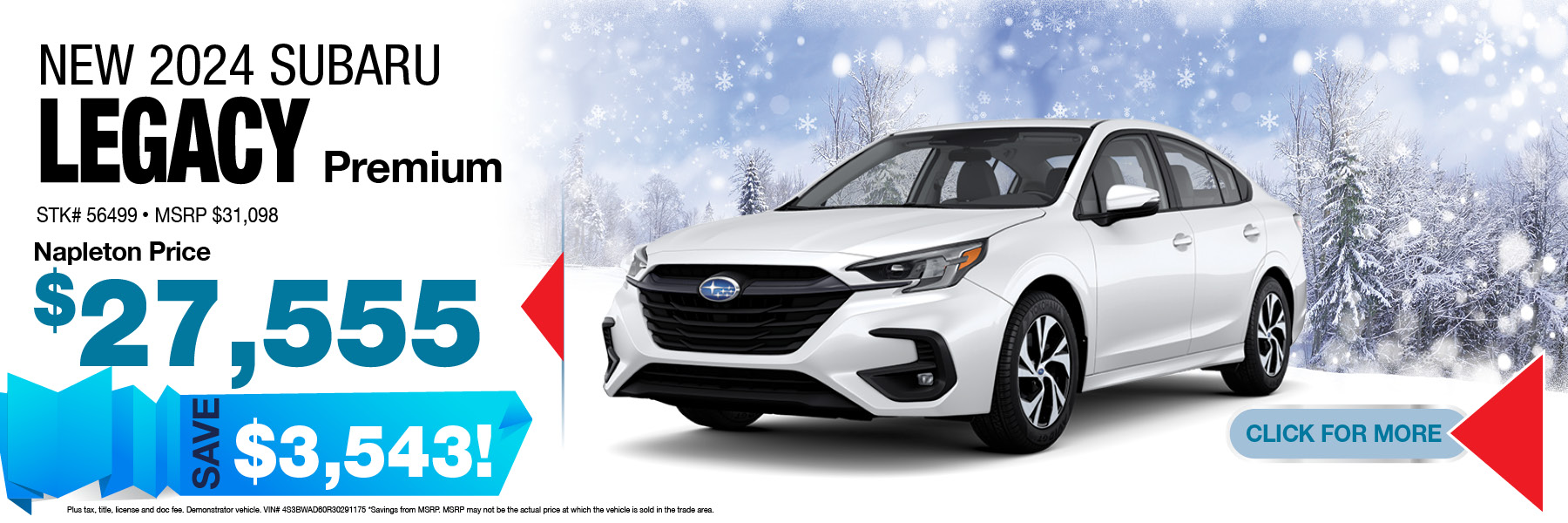 Monthly Specials - Napleton Subaru