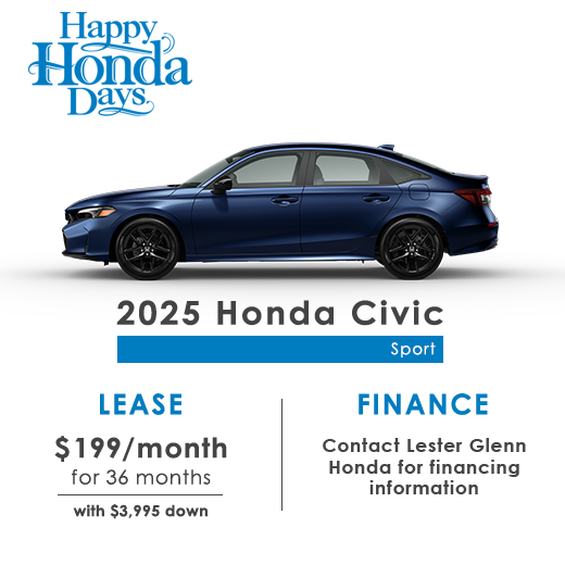 Honda Lease Deals & Financing Offers | Lester Glenn Honda