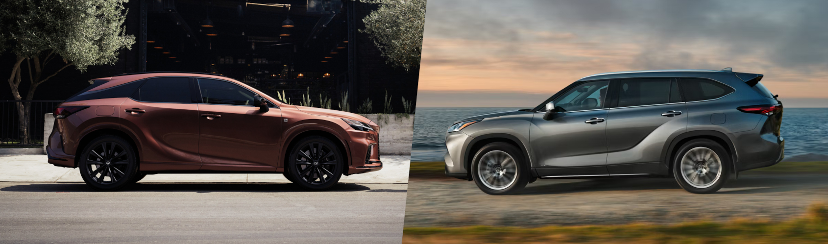 2025 Lexus RX 350 VS Toyota Highlander