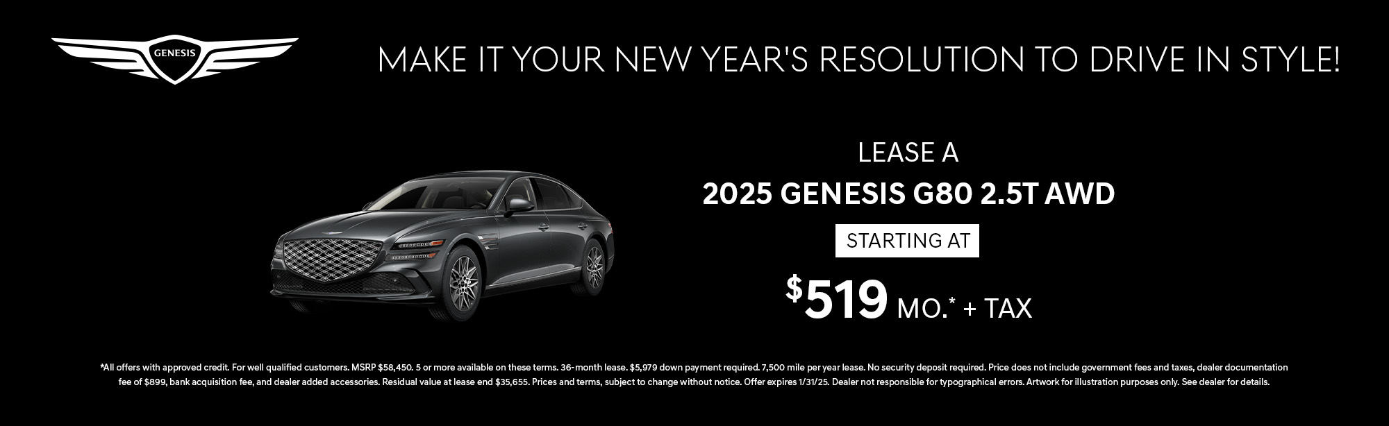 New 2025 Genesis Deals & Specials | Delray Genesis