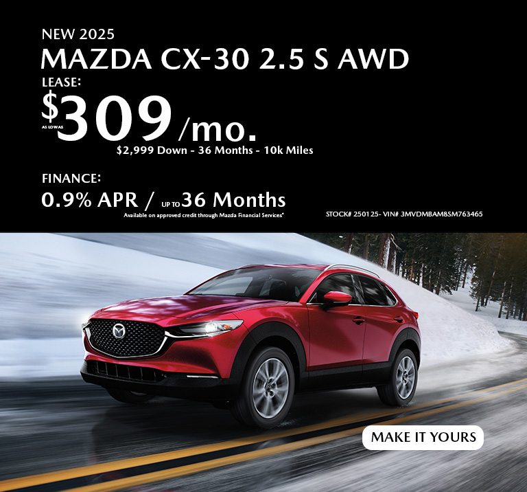 Monthly Specials - Horne Mazda