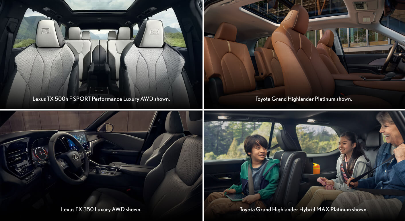 Lexus TX Vs. Toyota Grand Highlander: Specs, Trims, And More