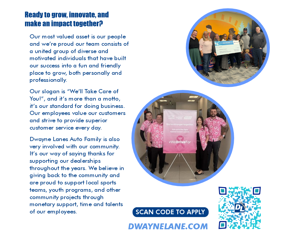 Careers with Dwayne Lane's Auto Familyl - Dwayne Lane's Auto Family