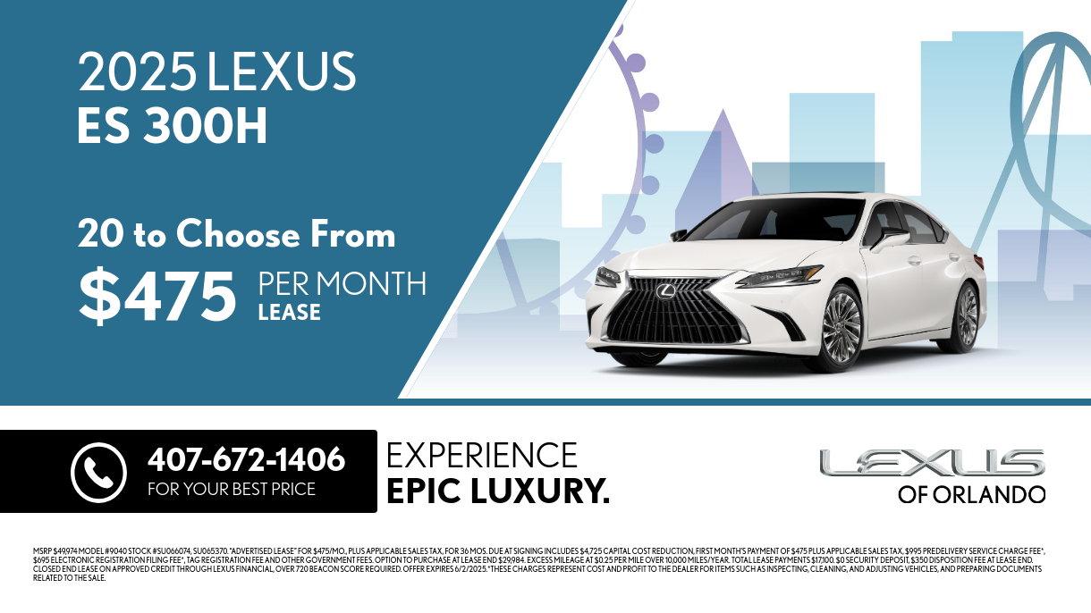 New Vehicle Specials - Lexus of Orlando