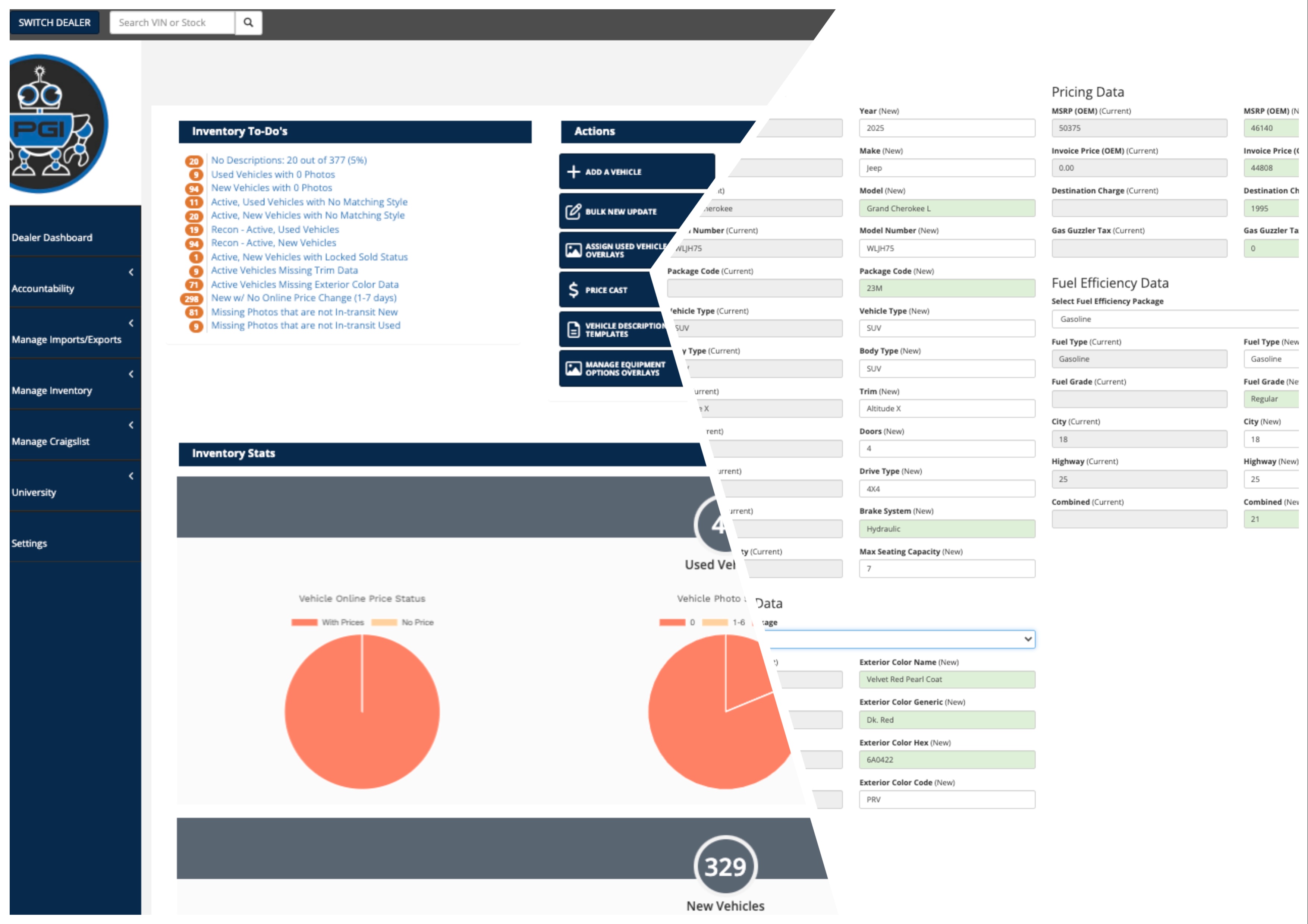 Collecting and Publishing with PGI Auto’s IMS