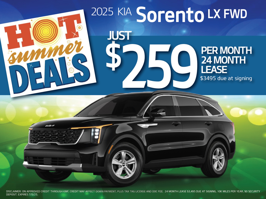 New Monthly Specials - Halleen Kia