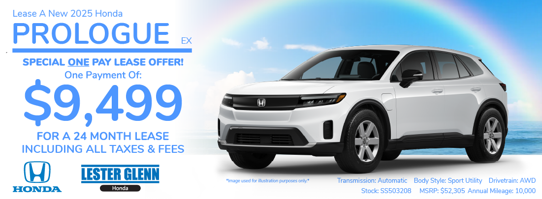 New 2025 Honda Prologue One Pay Offer in Sea Girt, NJ
