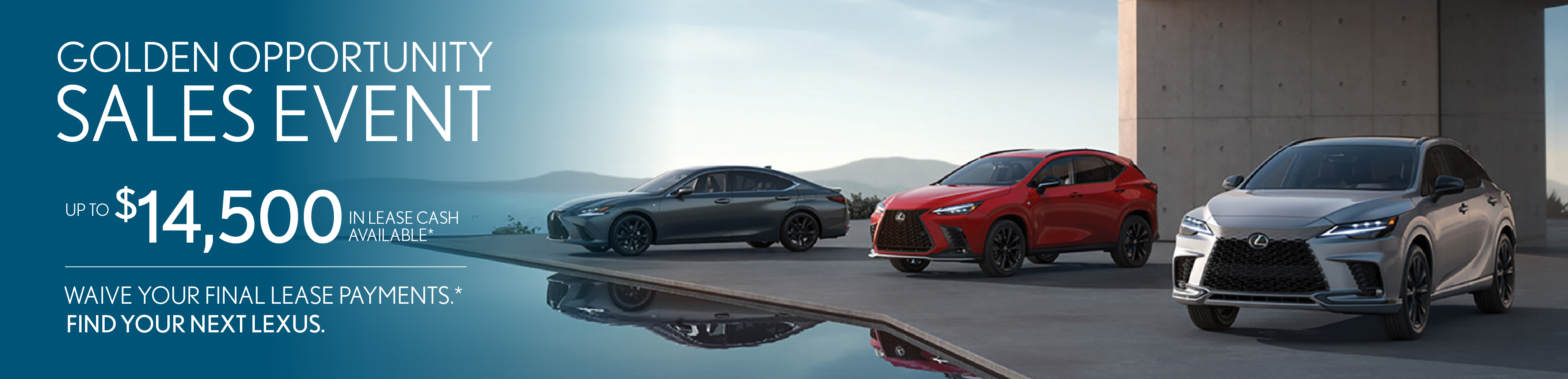 Golden Opportunity Sales Event | Ray Catena Lexus of Monmouth