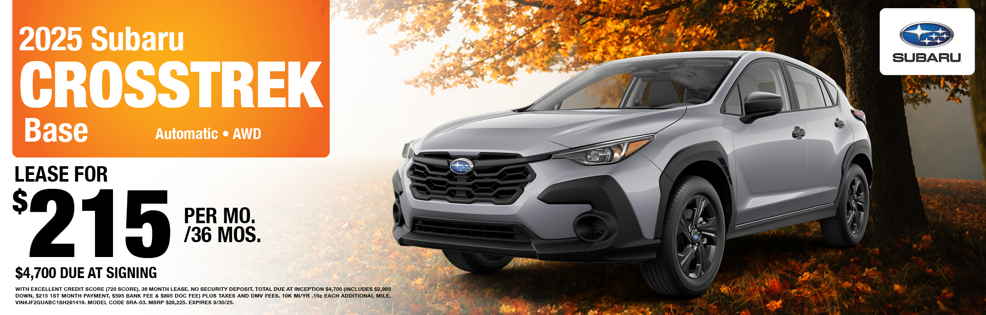 New Subaru Vehicle Specials in NJ | Subaru of Morristown