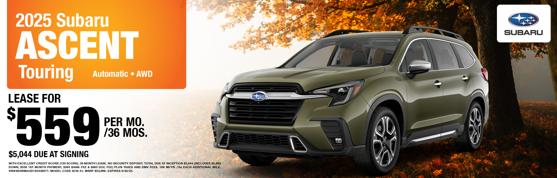 New Subaru Vehicle Specials in NJ | Subaru of Morristown