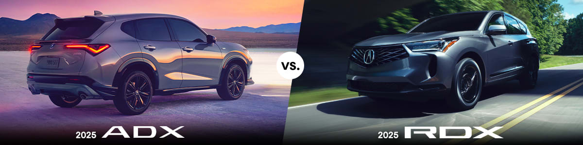 2025 Acura ADX vs. RDX: Breaking Down the Differences