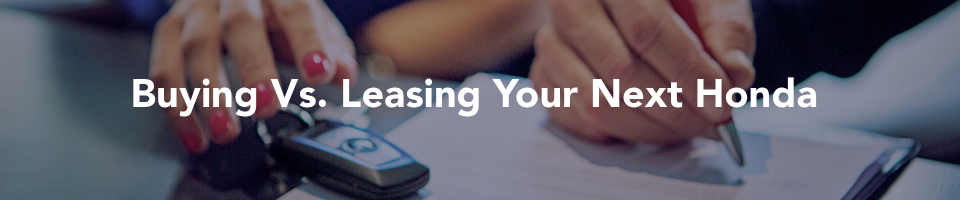 Buying vs. Leasing - Gerald Jones Honda