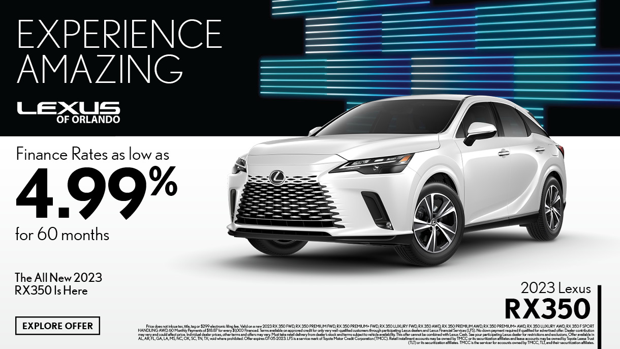 New Vehicle Specials - Lexus of Orlando