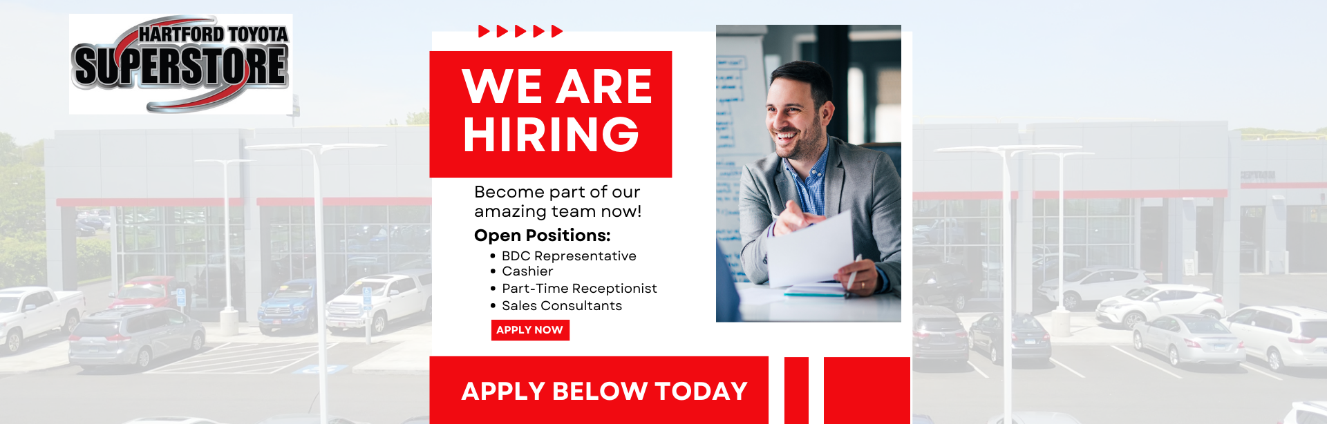 Employment Job Opportunities - Hartford Toyota Superstore
