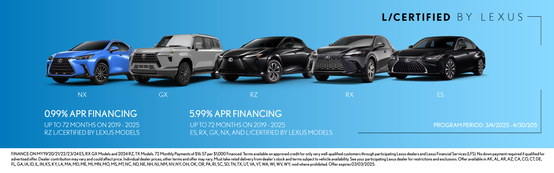 L Certified - Len Stoler Lexus