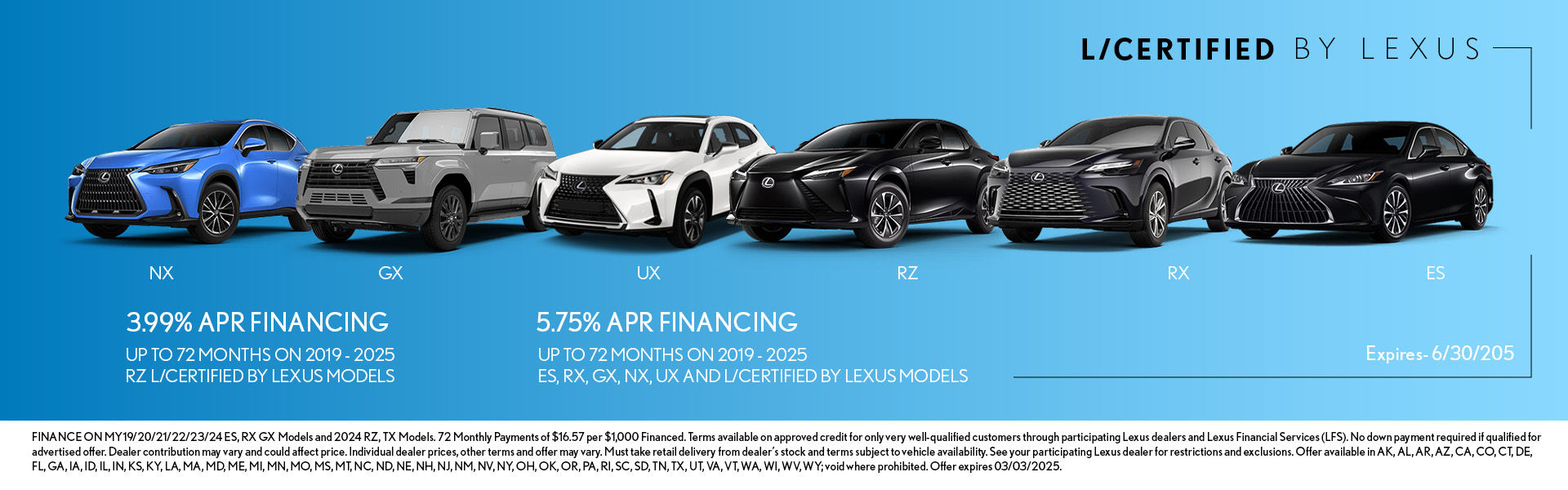 L Certified - Len Stoler Lexus