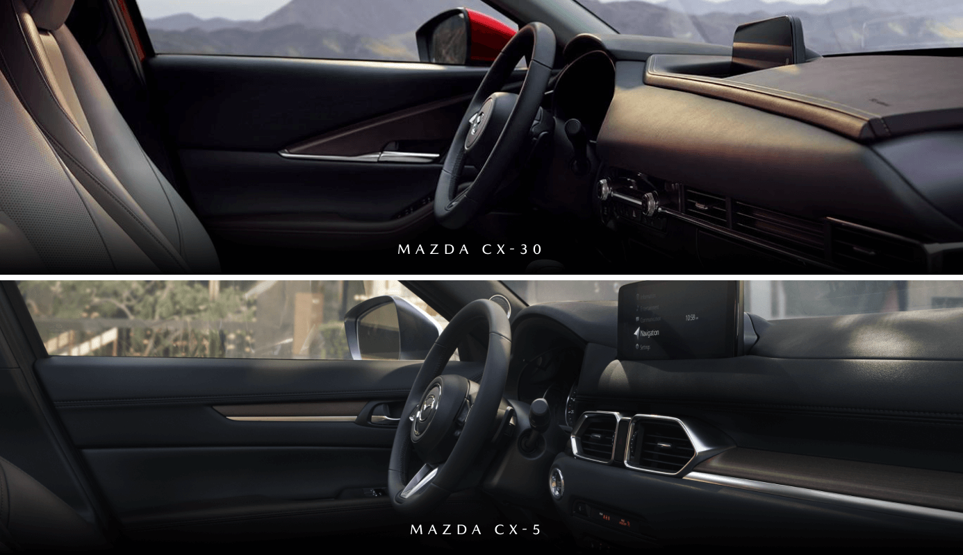 Mazda CX-30 Vs. Mazda CX-5: A Side-By-Side SUV Comparison
