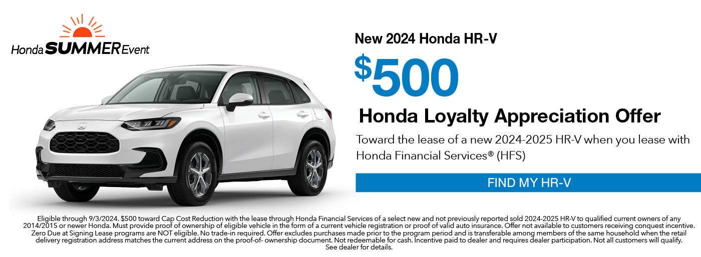 Honda Loyalty Programs - Bill Kay Honda