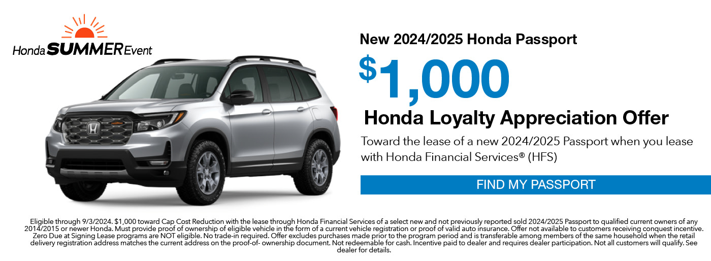 Honda Loyalty Programs - Bill Kay Honda