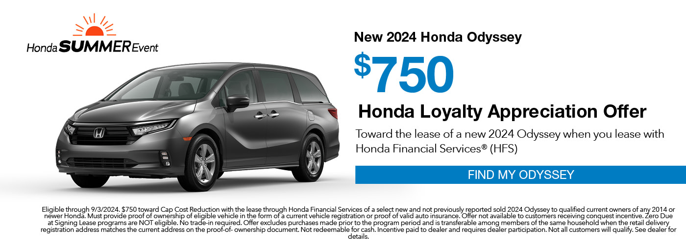 Honda Loyalty Programs - Bill Kay Honda