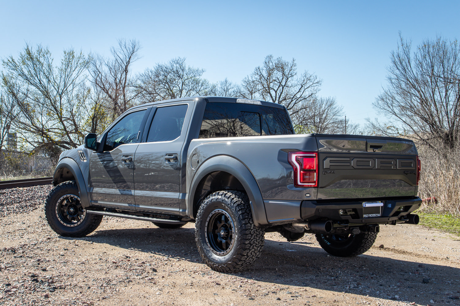 Ford F-150 Raptor with ADD Stealth Fighter bumpers and Fuel Trophy wheels