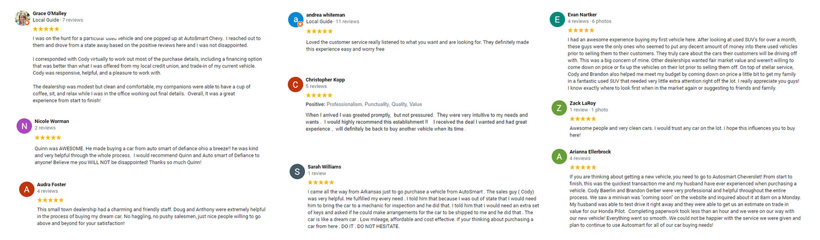 Meet Our Staff - AutoSmart