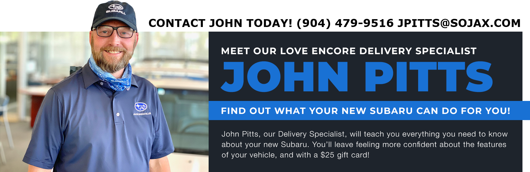 SOJAX Love Encore Delivery - Subaru of Jacksonivlle