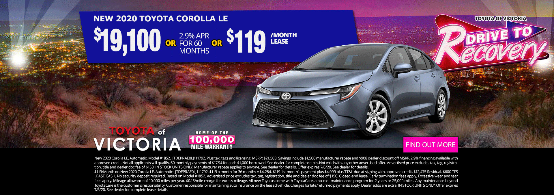 New Toyota Specials near Corpus Christi | Toyota of Victoria