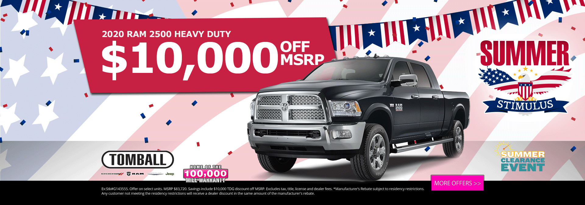 New Specials | Tomball Chrysler Jeep Dodge RAM Dealer