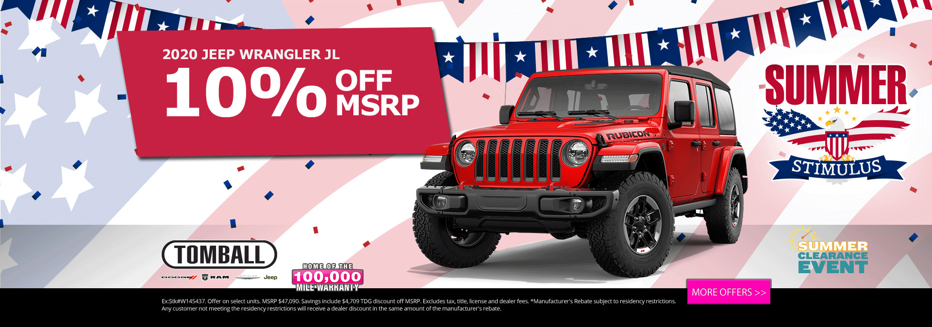 New Specials | Tomball Chrysler Jeep Dodge RAM Dealer