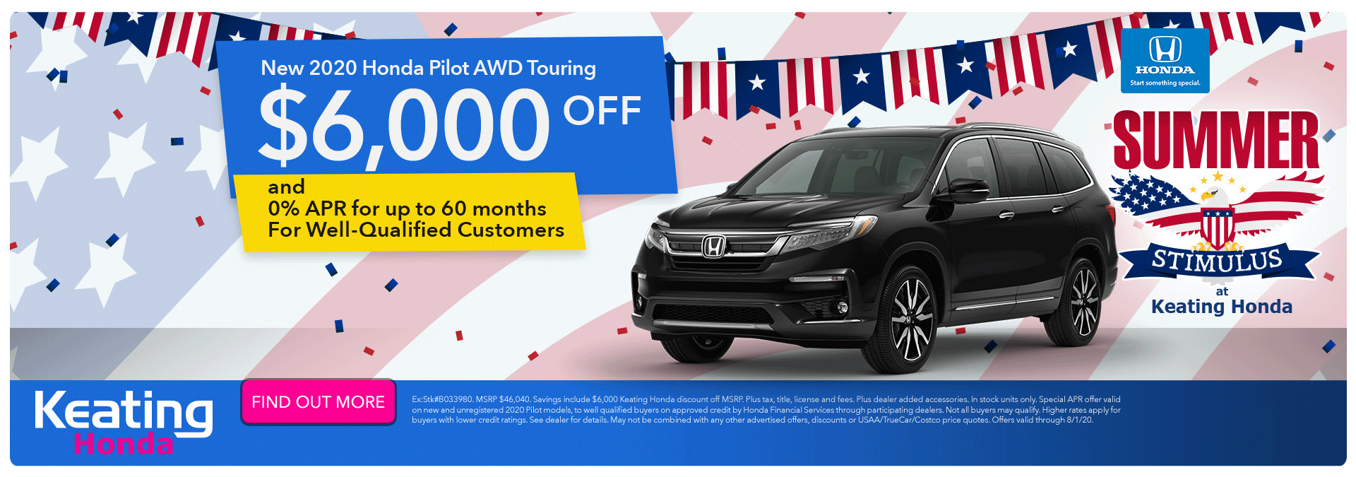 New Honda Specials | Sales & Deals on Cars & SUVs | Keating Honda