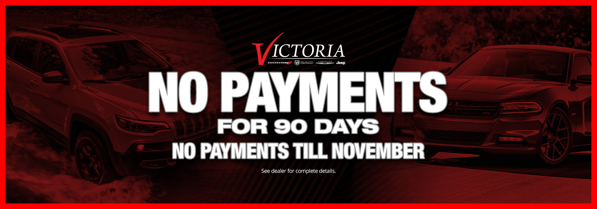New Car Specials | Sales on New CDJR | Victoria Dodge Chrysler Jeep Ram ...