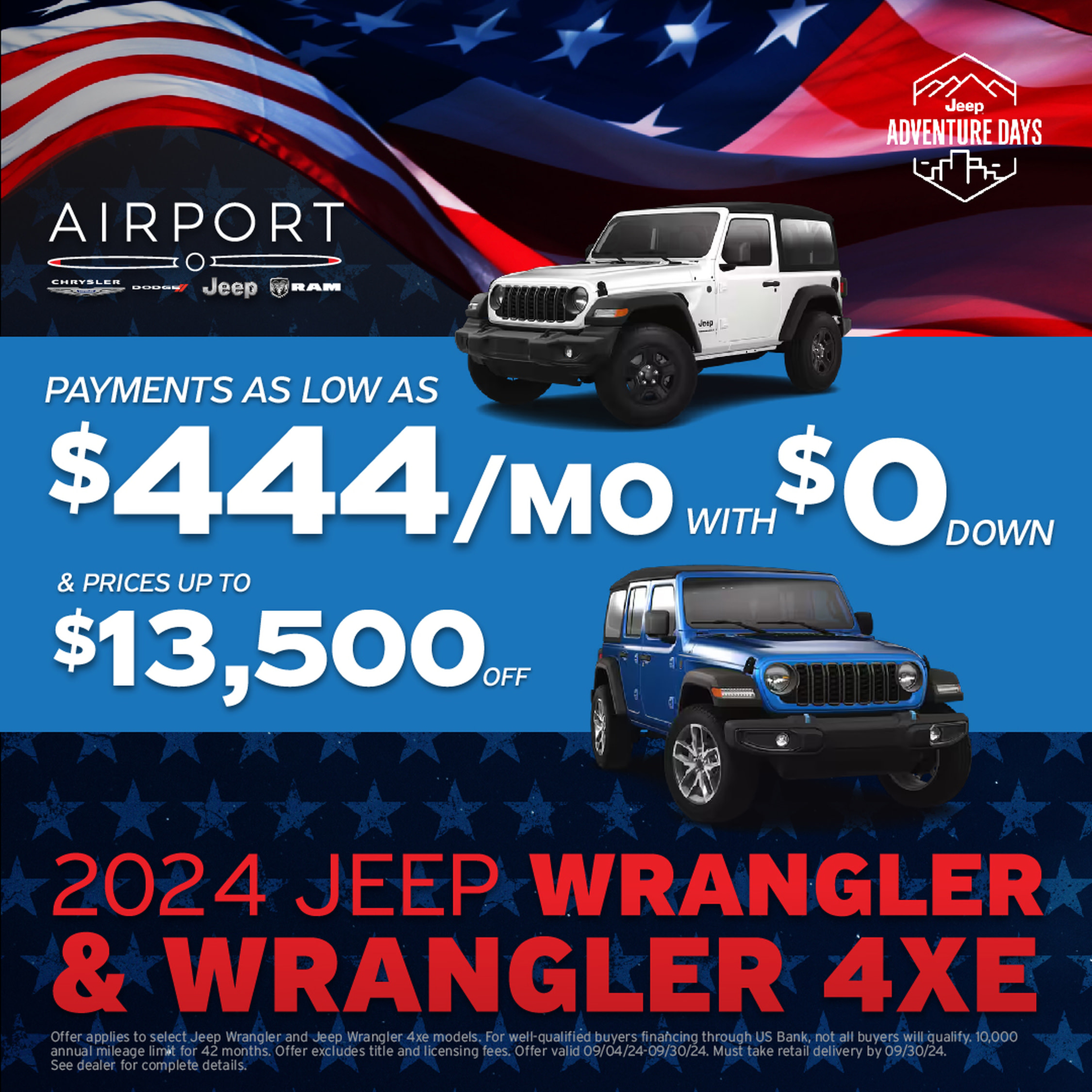 New Vehicle Special Offers | Airport Chrysler Dodge Jeep Ram at Kansas City