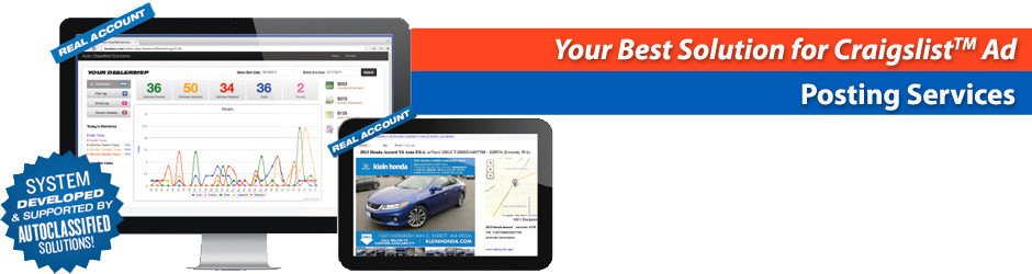 Craigslist Posting Service & Tool - PGI Auto