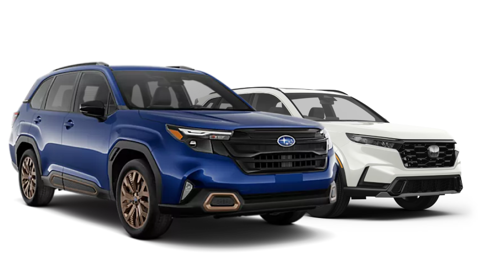 2025 Subaru Forester vs Honda CR-V SUV Model Comparison Near Wheeling ...